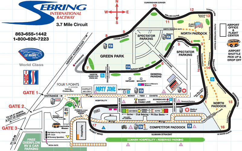 Med Motorsports Rejser til Florida og 12-timers løbet på Sebring